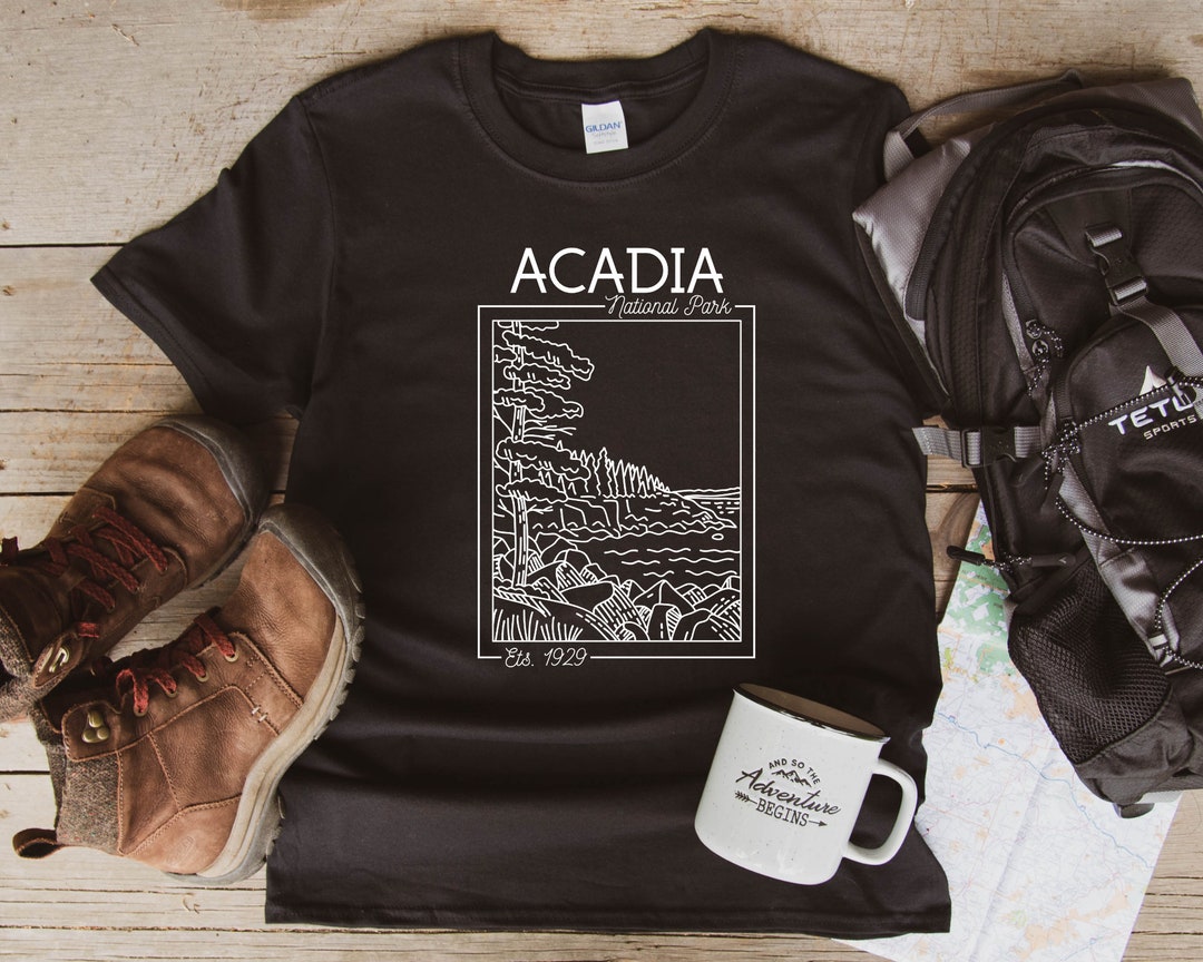 Acadia National Park Shirt, Acadia Park Shirt, Acadia Tree National ...