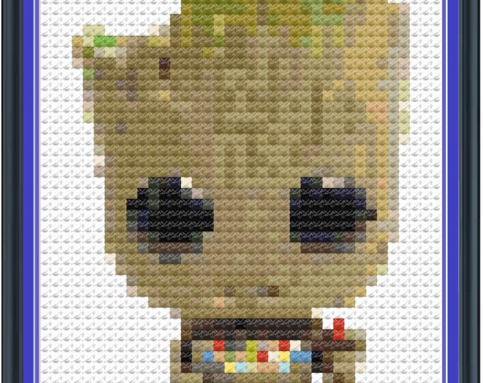 Baby Groot Cross Stitch Pattern - Etsy Canada