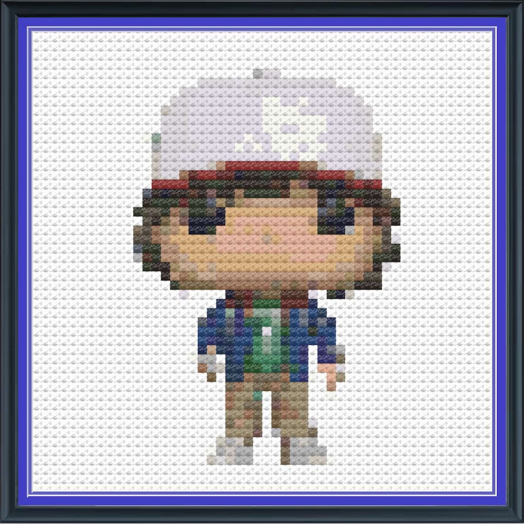 Funko Stranger Things Dustin Cross Stitch Pattern - Etsy