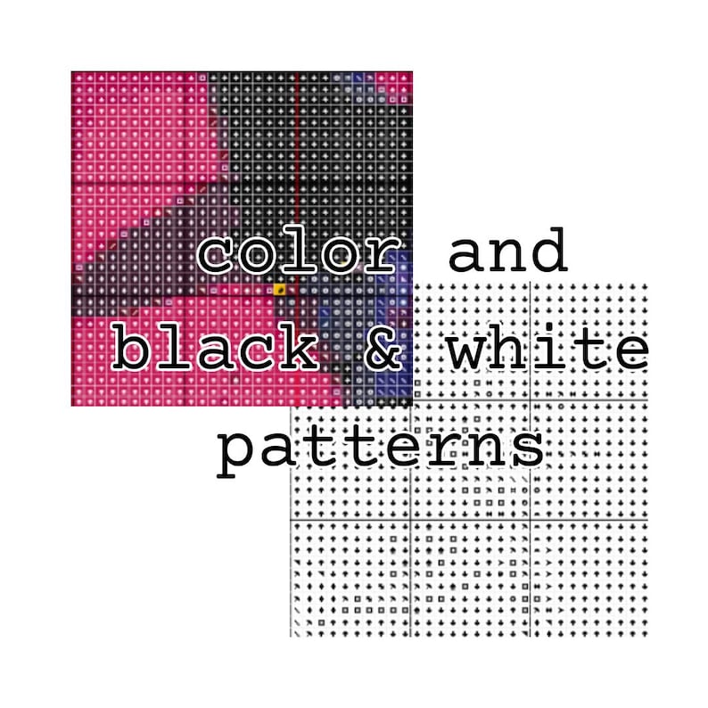 Kpop Demon Hunters Derpy Tiger and Magpie Cross Stitch Pattern - Etsy