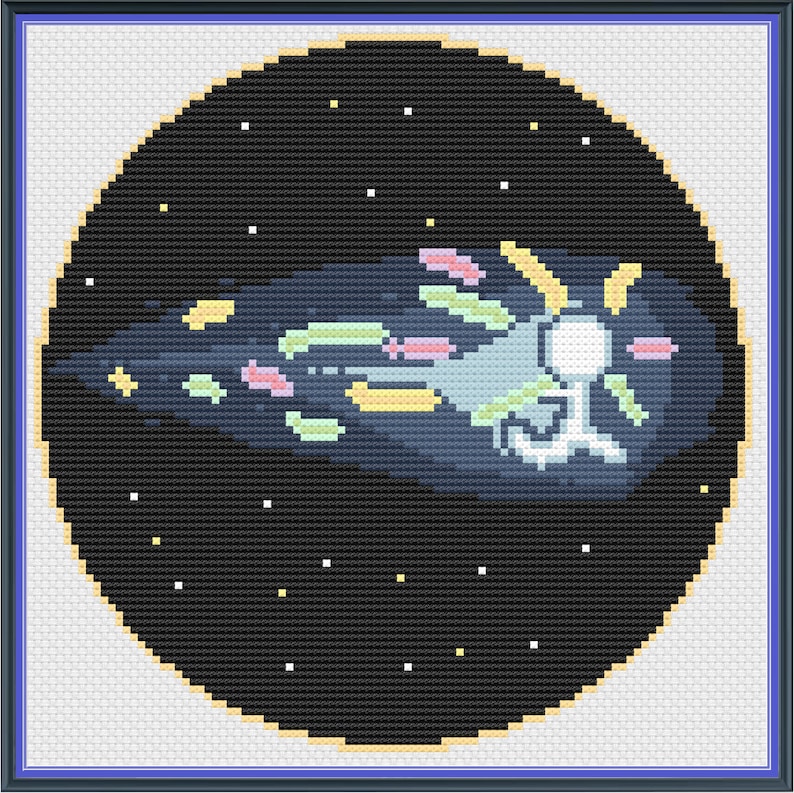 Howl's Moving Castle Star Sprite Cross Stitch Pattern - Etsy