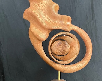The Infinity Kinetic Sculpture, Wooden Kinetic Sculpture, Art for ...