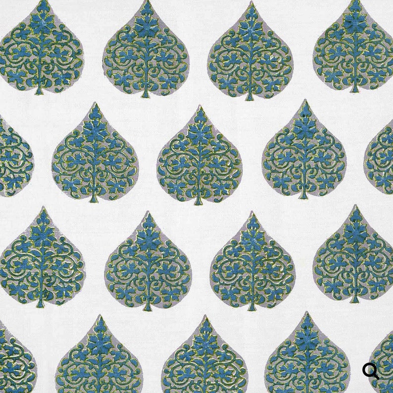 John Robshaw Textiles Ratana Peacock - Etsy