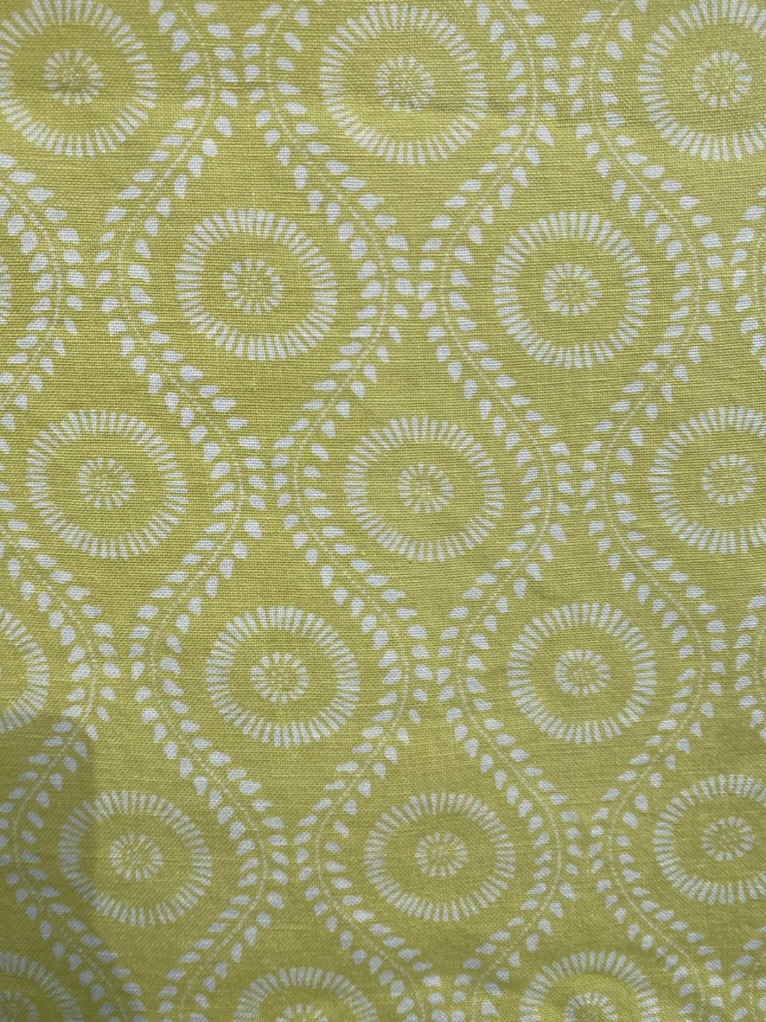 Raoul Textiles, Coverlet Fabric in Lime Green/yellow - Etsy