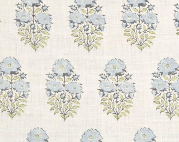 Lisa Fine Textiles, Mughal Flower in Monsoon - Etsy