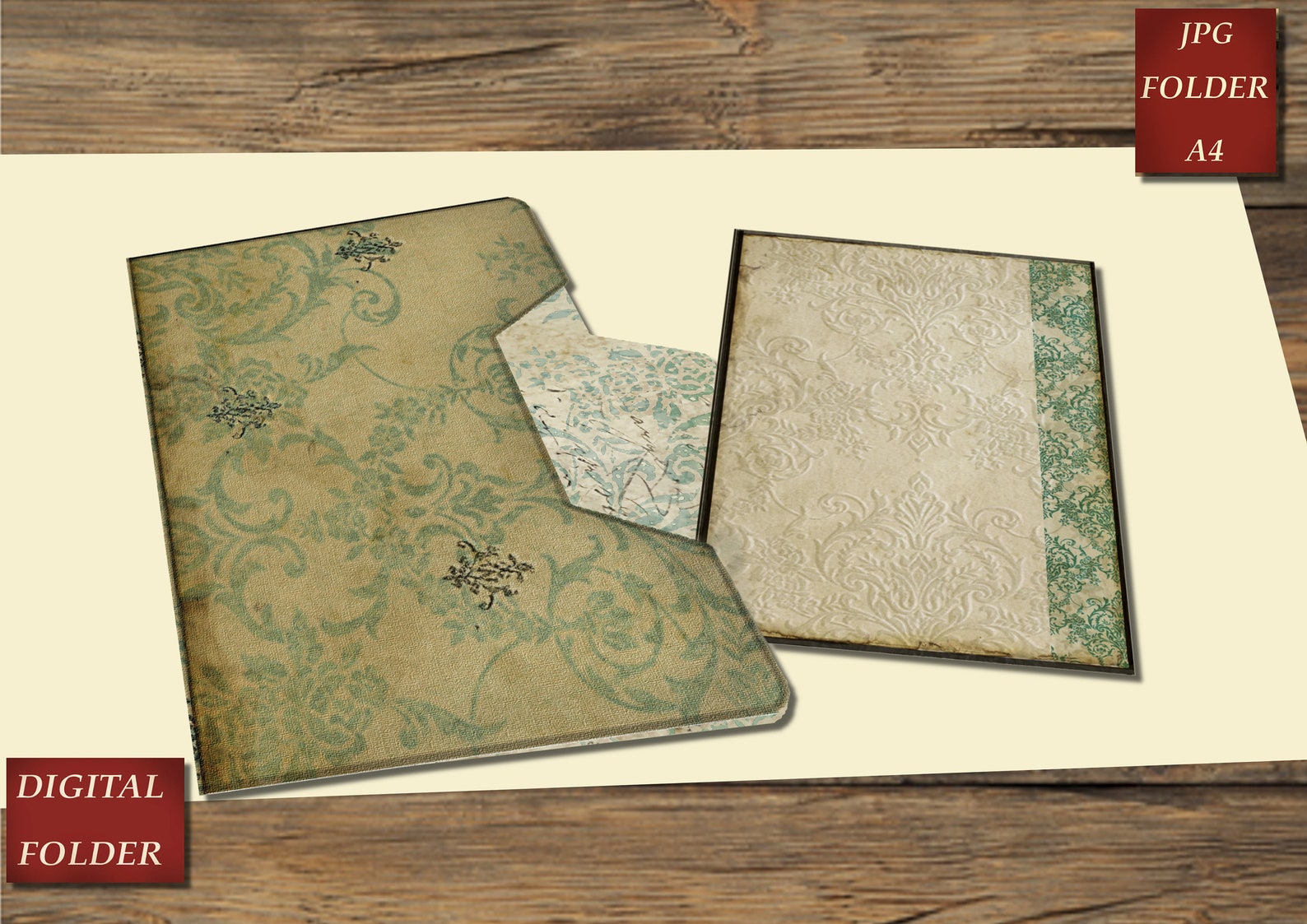 Handwritten Texture Junk Journal Kit Vintage Journals - Etsy