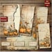 Autumn Junk Journal Fall Ephemera, Collage Sheet, Pumpkin Tags ...