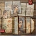 Antique Junk Journal, Printable Frescoes, Ancient Journal Kit, Collage ...