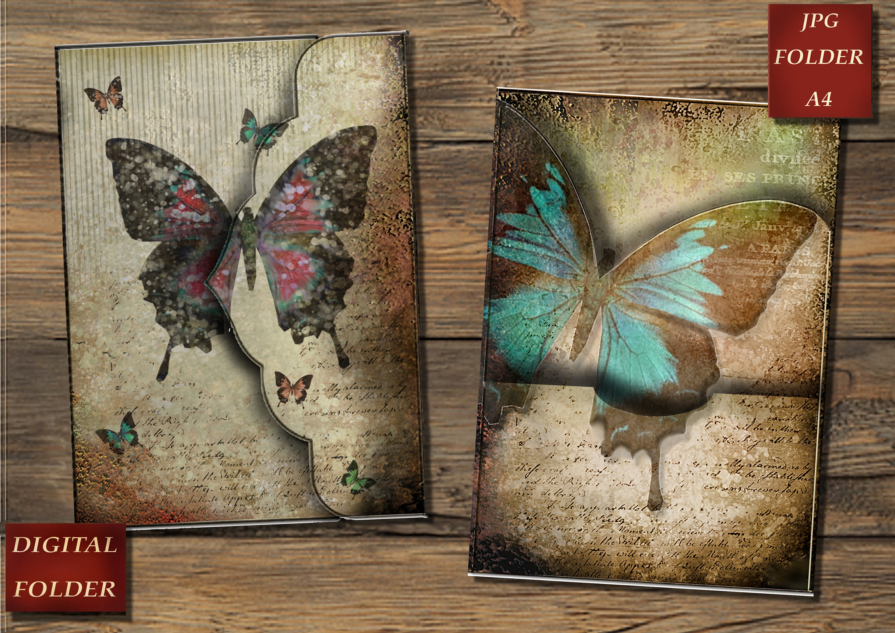 Butterfly Ephemera Kit. Journals, Scrapbooks, Junk Journal Kit ...