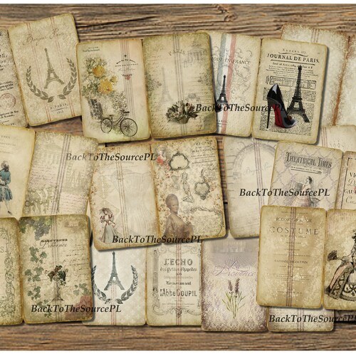 French Romance Printable Journal Digital Journal Kit - Etsy