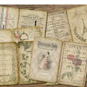 Paris Junk Journal Kit, French Vintage Paper, Journal Supplies ...
