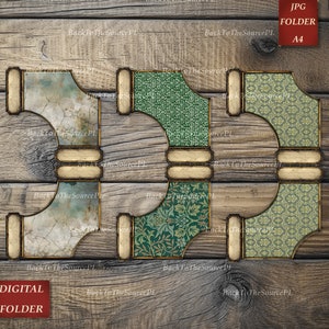 Junk Journal Tabs, Vintage Ephemera Kit, Distressed Numbers, Steampunk ...