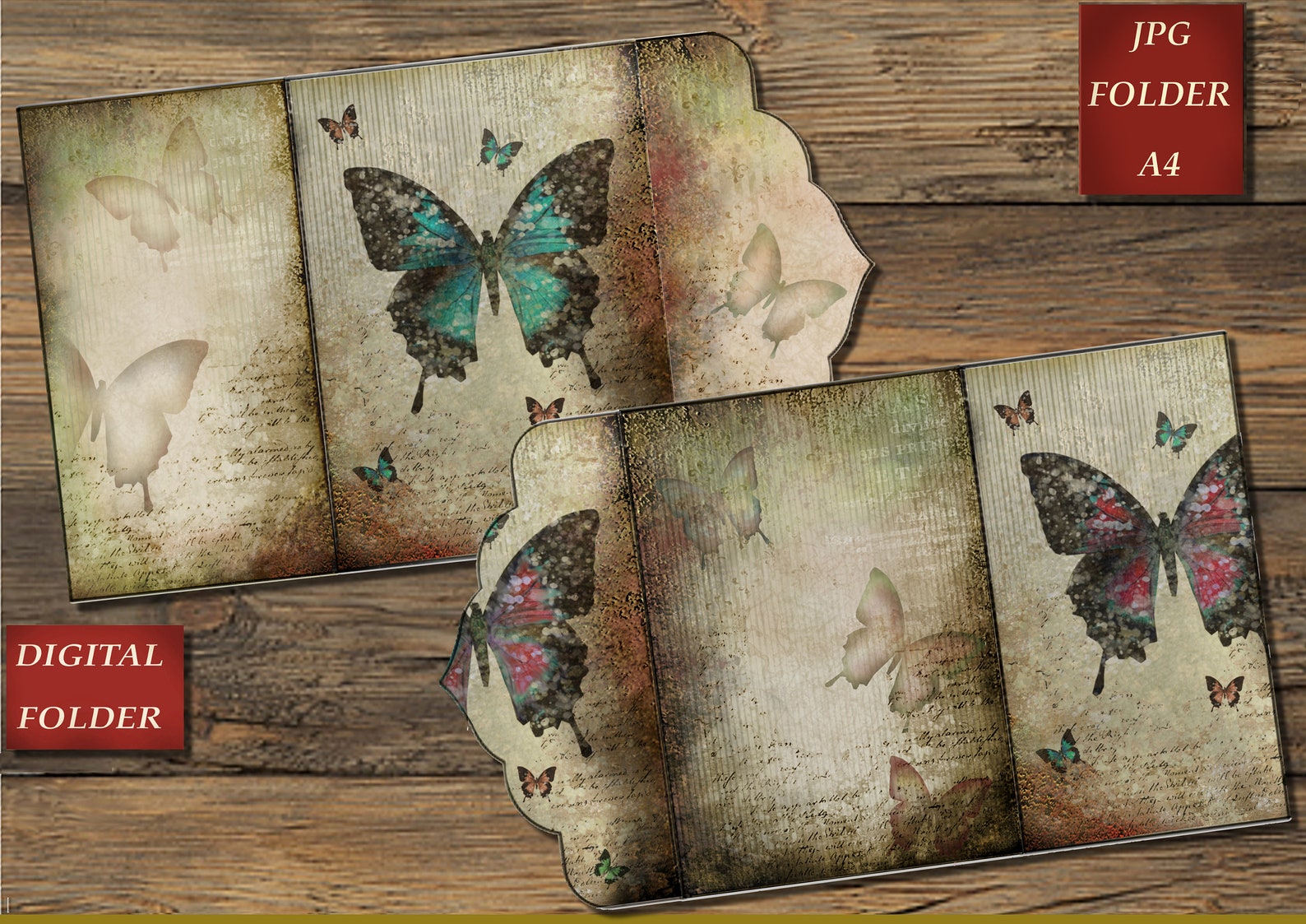 Butterfly Ephemera Kit. Journals, Scrapbooks, Junk Journal Kit ...