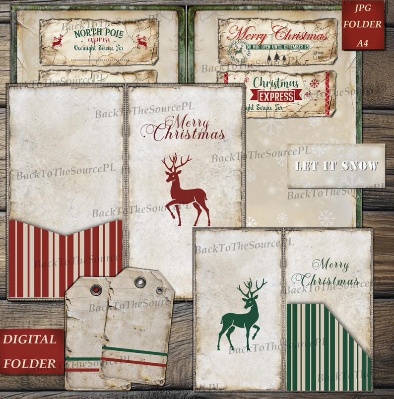 Christmas Labels, Festive Tags, Holiday Prints, Christmas Words ...