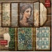 Antique Junk Journal, Printable Frescoes, Ancient Journal Kit, Collage ...