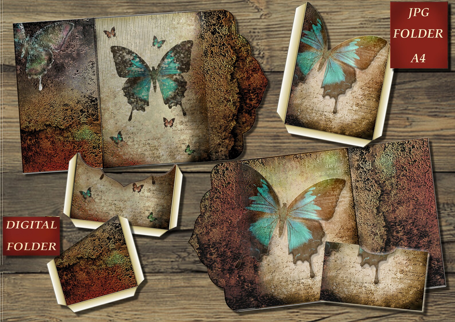 Butterfly Ephemera Kit. Journals, Scrapbooks, Junk Journal Kit ...