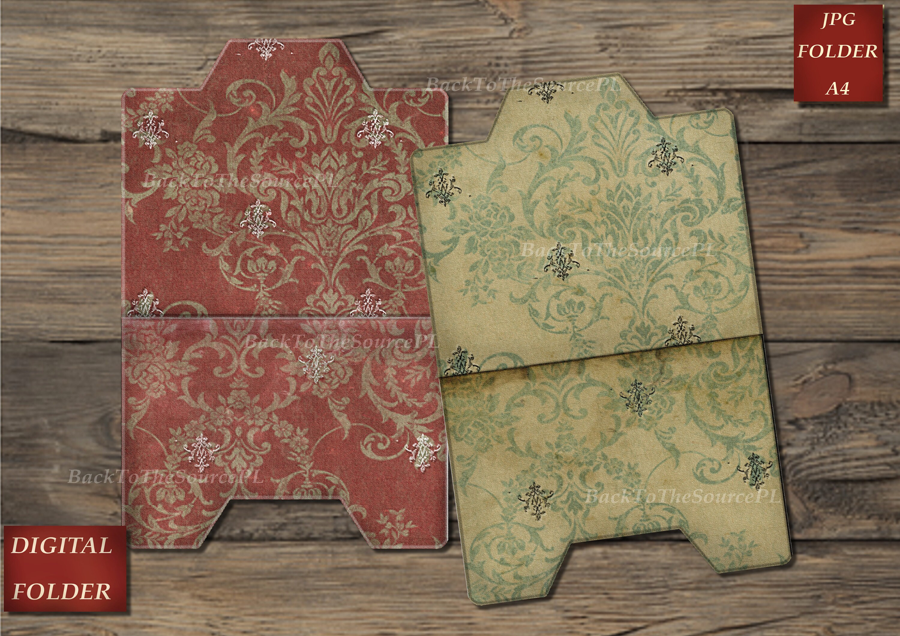 Handwritten Texture Junk Journal Kit Vintage Journals - Etsy