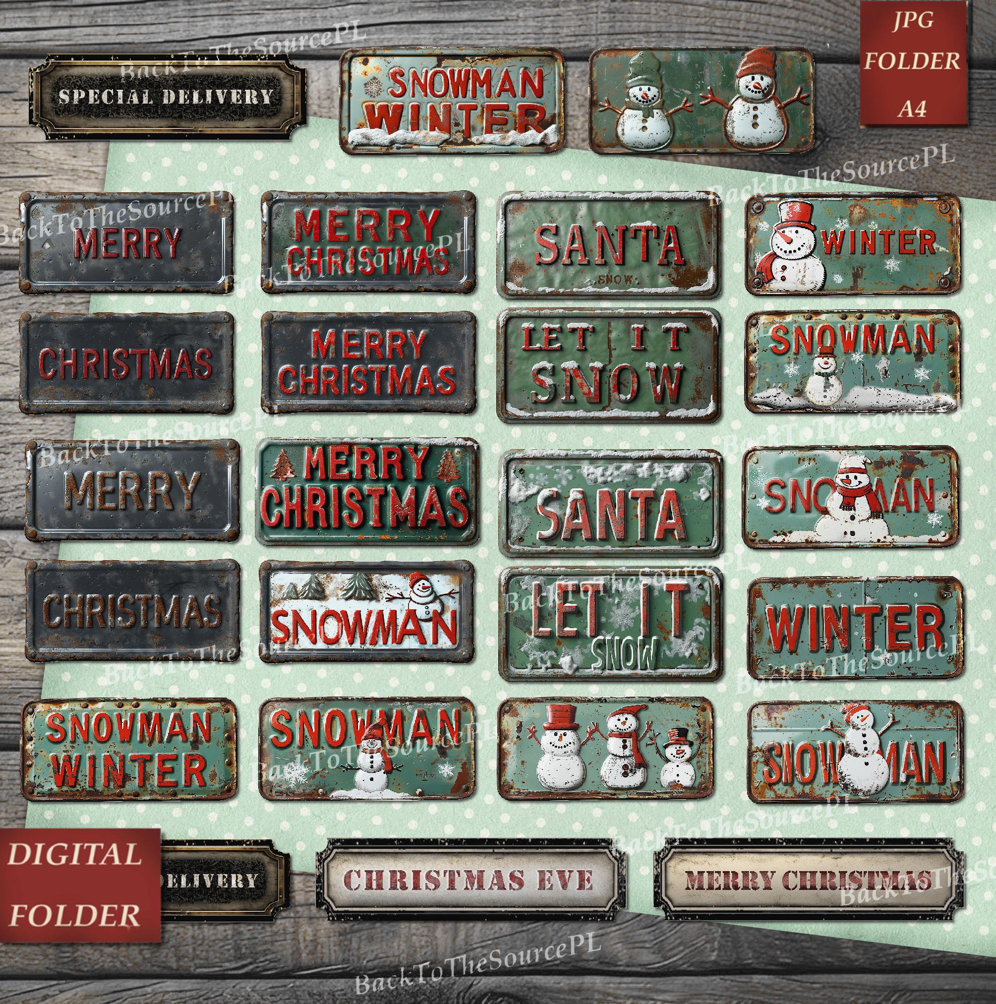 Christmas Labels, Festive Tags, Holiday Prints, Christmas Words ...