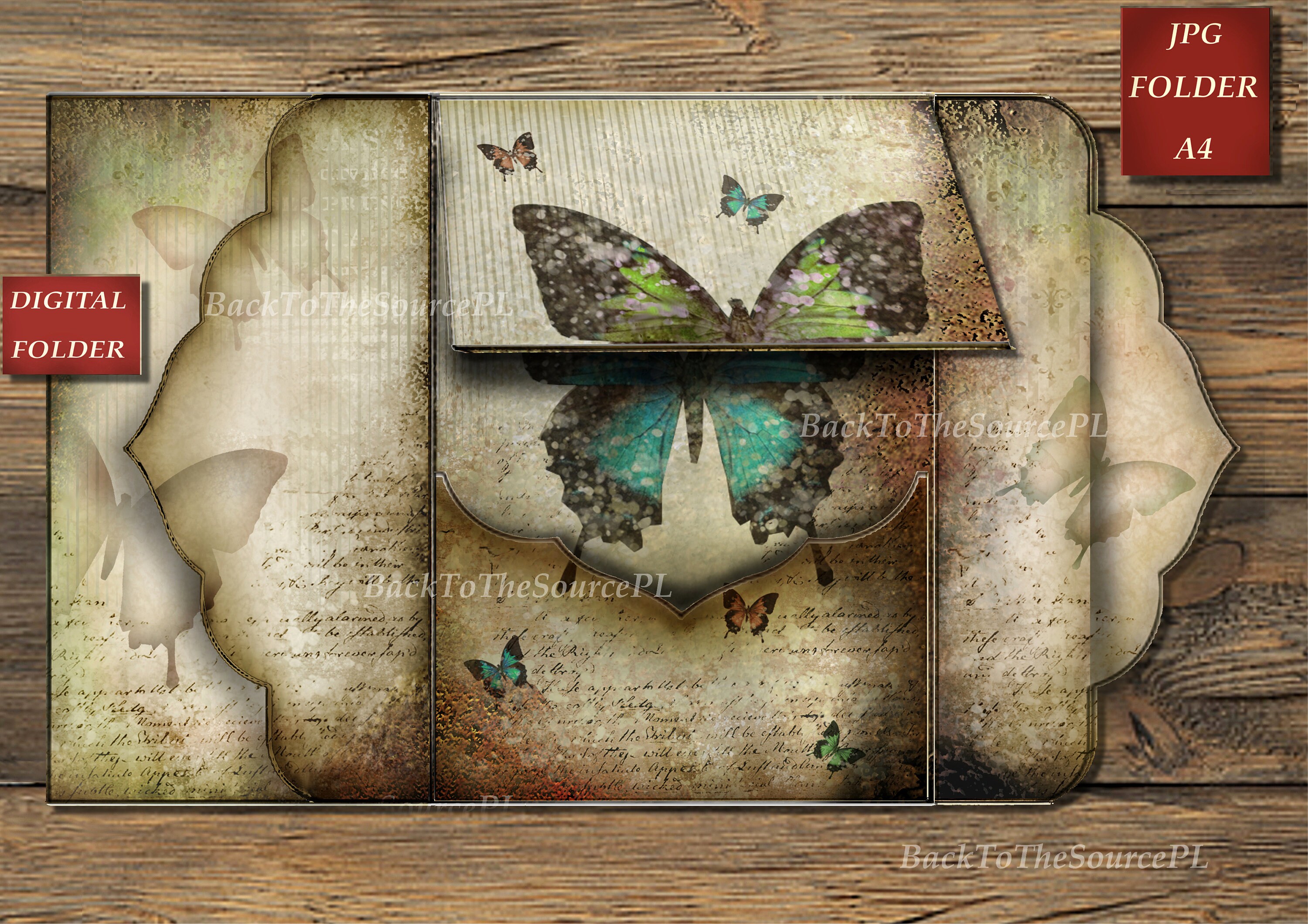 Butterfly Ephemera Kit. Journals, Scrapbooks, Junk Journal Kit ...
