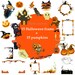 Halloween Frames Clipart - Digital Halloween Frames Clipart -halloween ...