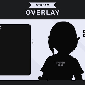 Stream Overlay | Simple Black & White | Twitch | Youtube | Streamer ...