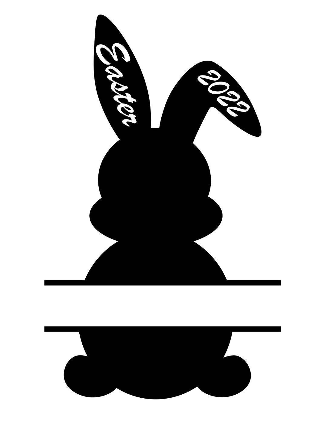 Easter 2022 Bunny SVG - Etsy