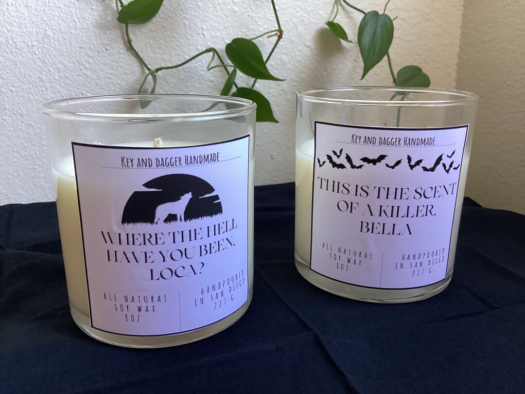 Twilight Themed Soy Wax Candles 8 Oz - Etsy