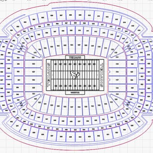 Laser Digital Cut File - Texans Stadium - NRG Football Field - Digital ...