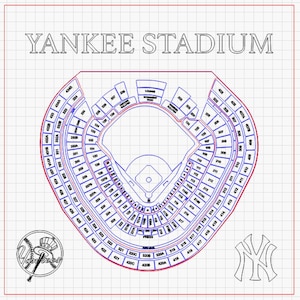Laser Digital Cut File - Yankee Stadium - Yankees - Digital Files ...