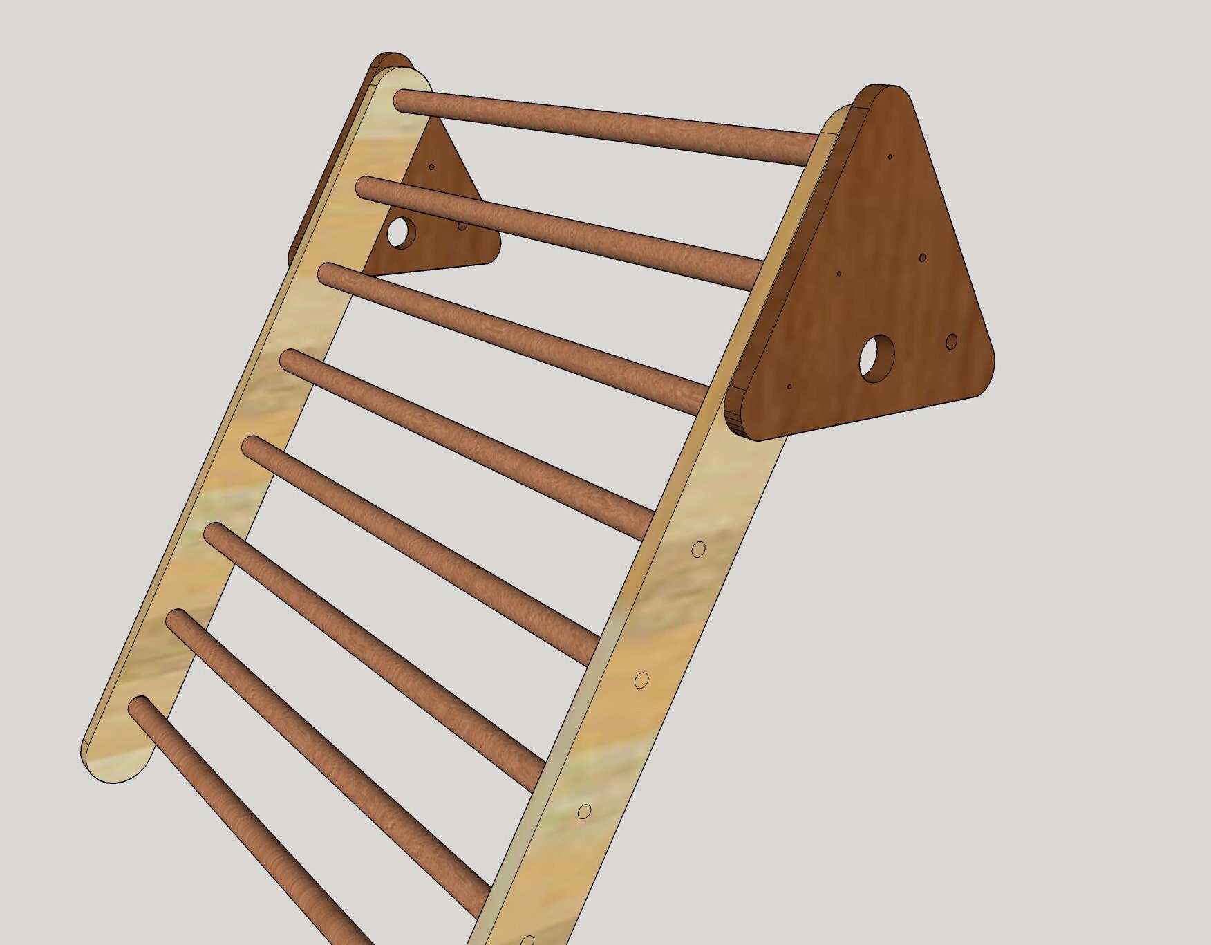 Pickler Triangle With Ladder/slide Plans With Pictures and Cut List - Etsy