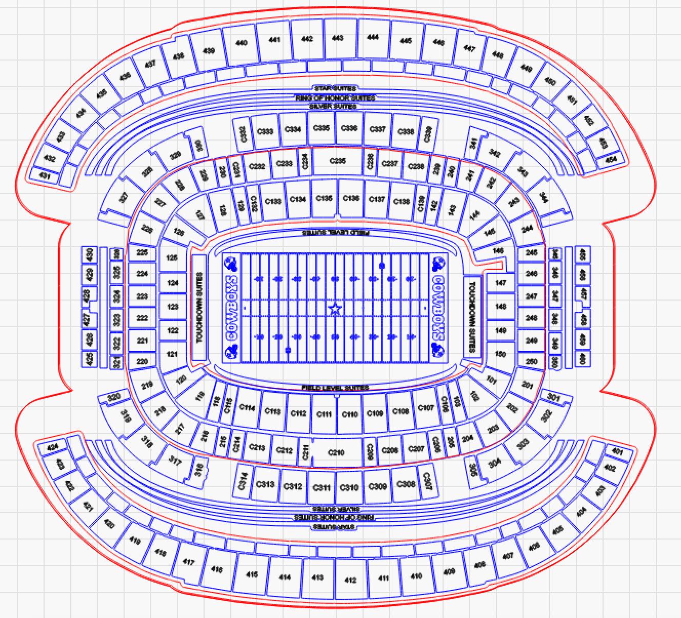 Laser Digital Cut File - AT&T Stadium - Cowbooys Football Field ...