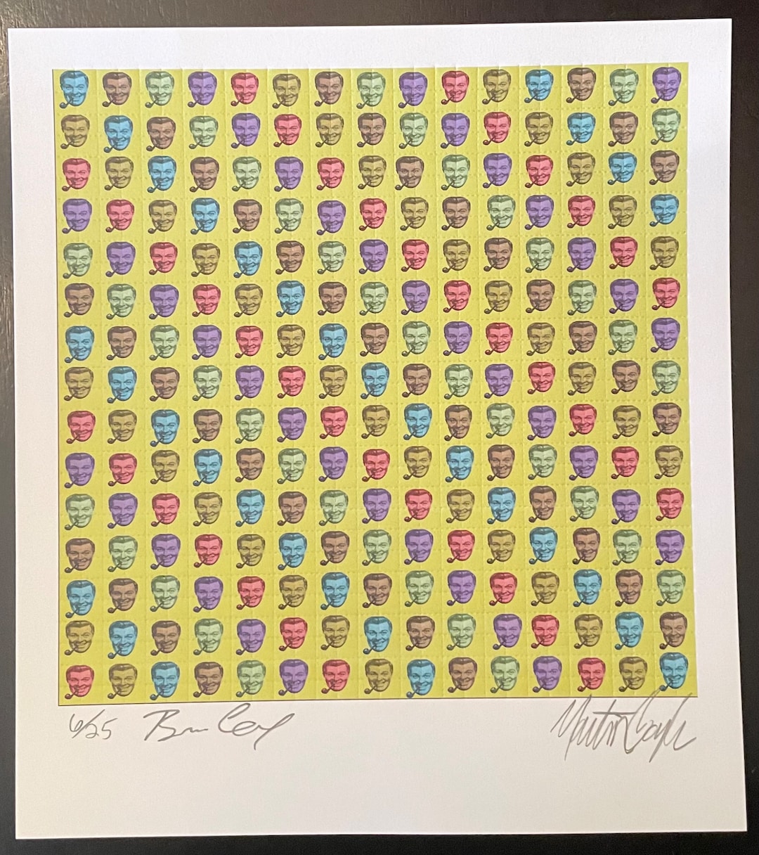 Bob Dobbs , Blotter Art by Brian Cox and Marty Coyle - Etsy