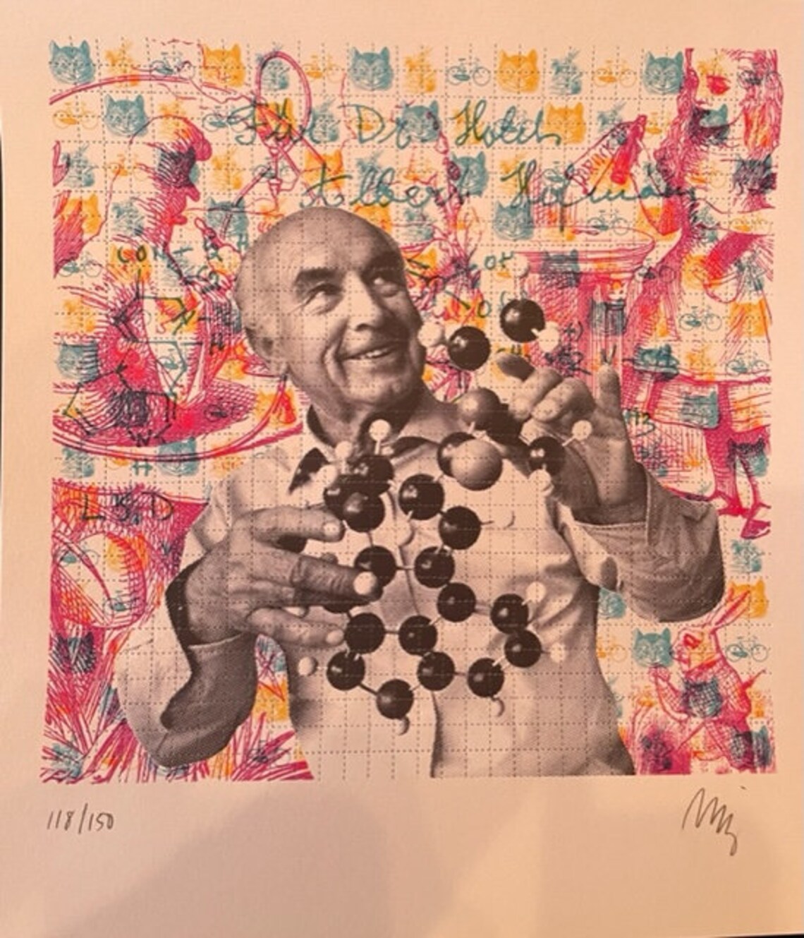 Albert Hofmann Blotter Art by Tim Jordan Blunt Graffix - Etsy