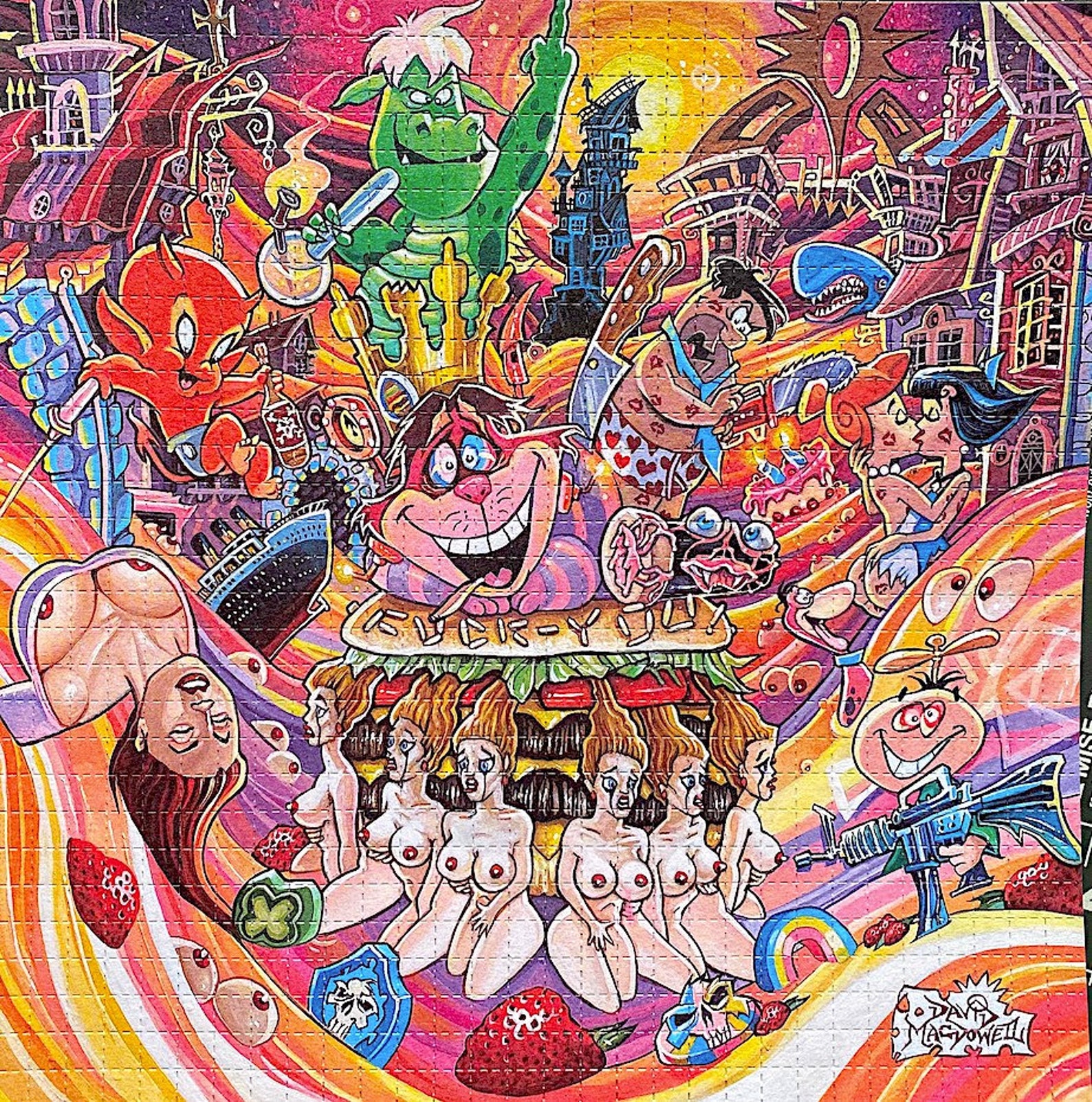 Seek and Destroy Blotter Art by Dave Macdowell - Etsy