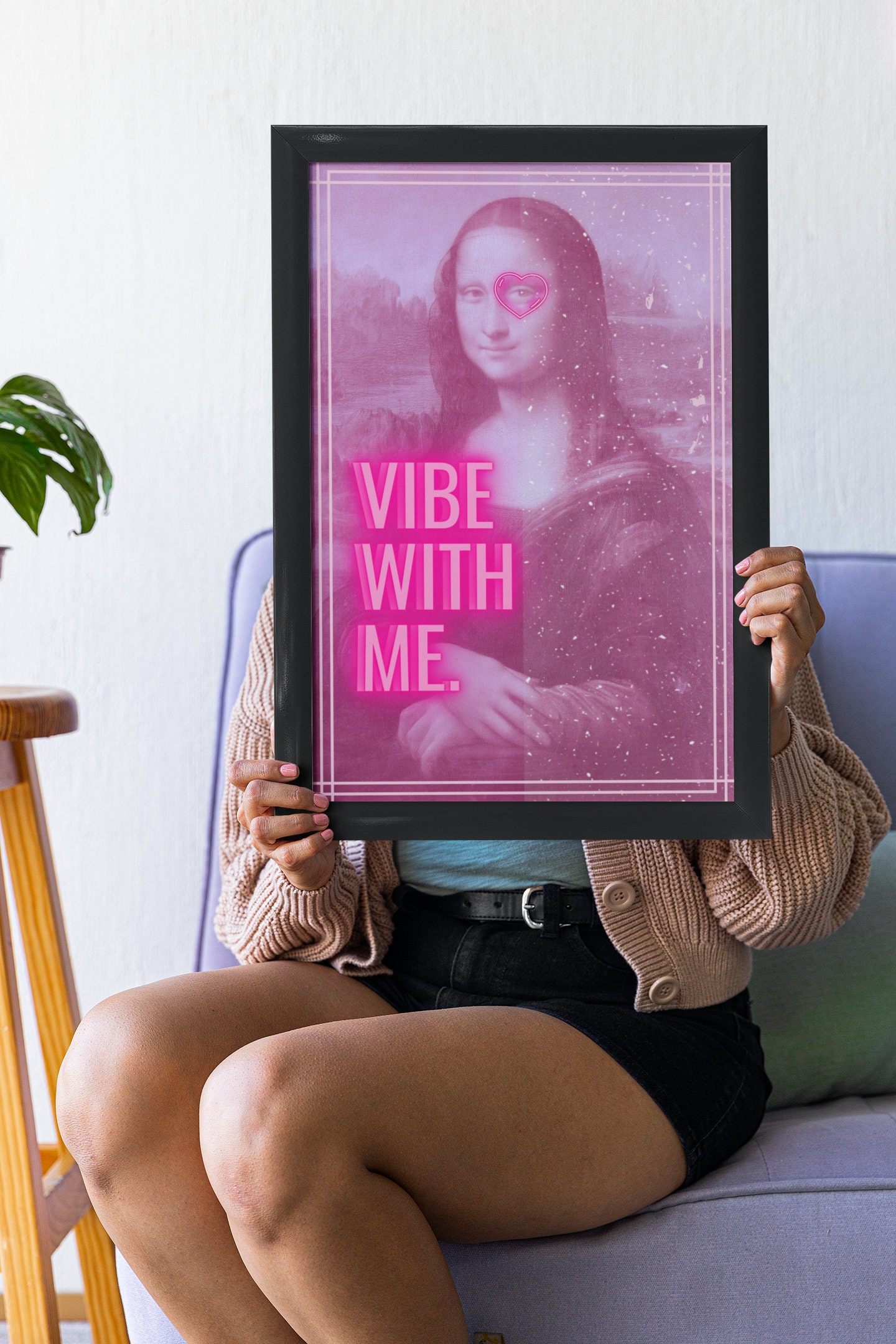Mona Lisa Poster | Funky Wall Art | Trendy Wall Art | Bar Cart Art ...
