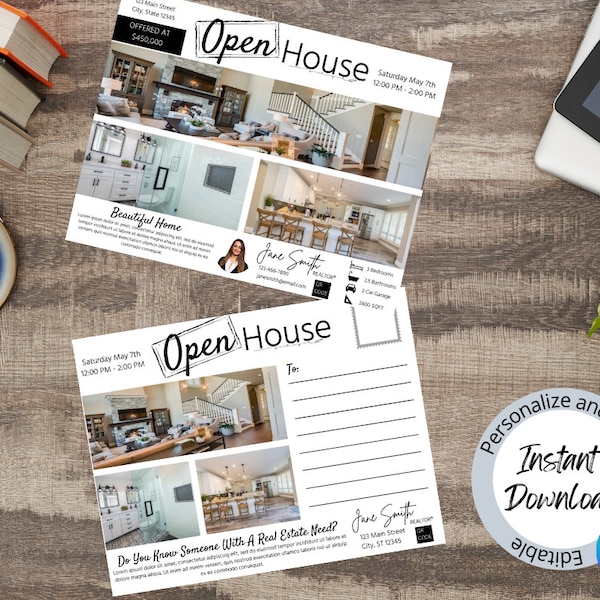 Open House Postcard - Etsy