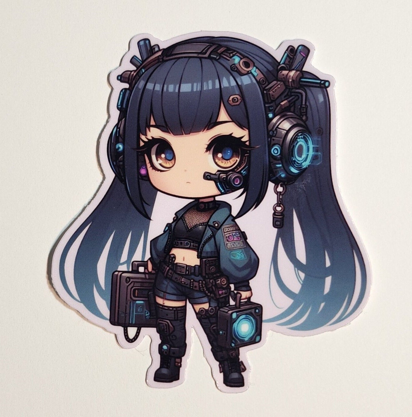Cyberpunk Chibi Stickers - Etsy