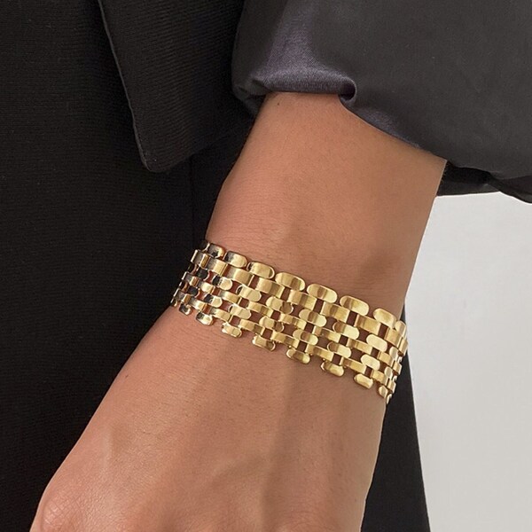 Thick Bracelet - Etsy UK