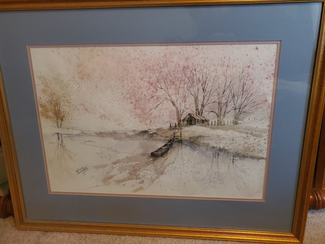 Anna Sandhu Ray Original Mixed Media Painting - Etsy