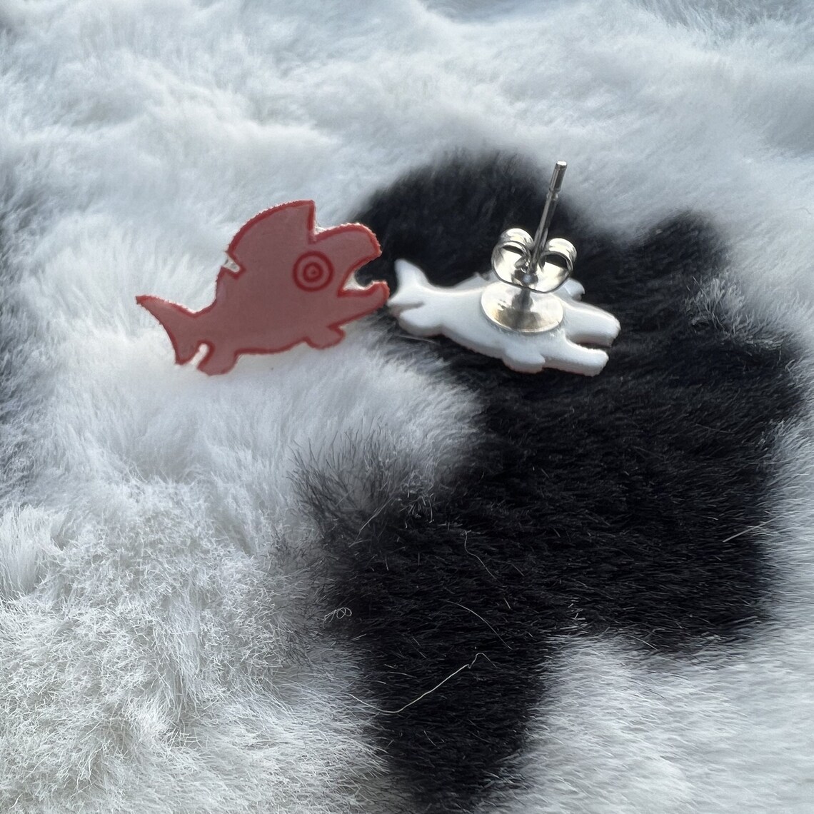 Splatoon Grizzco Fish Earrings/pin - Etsy