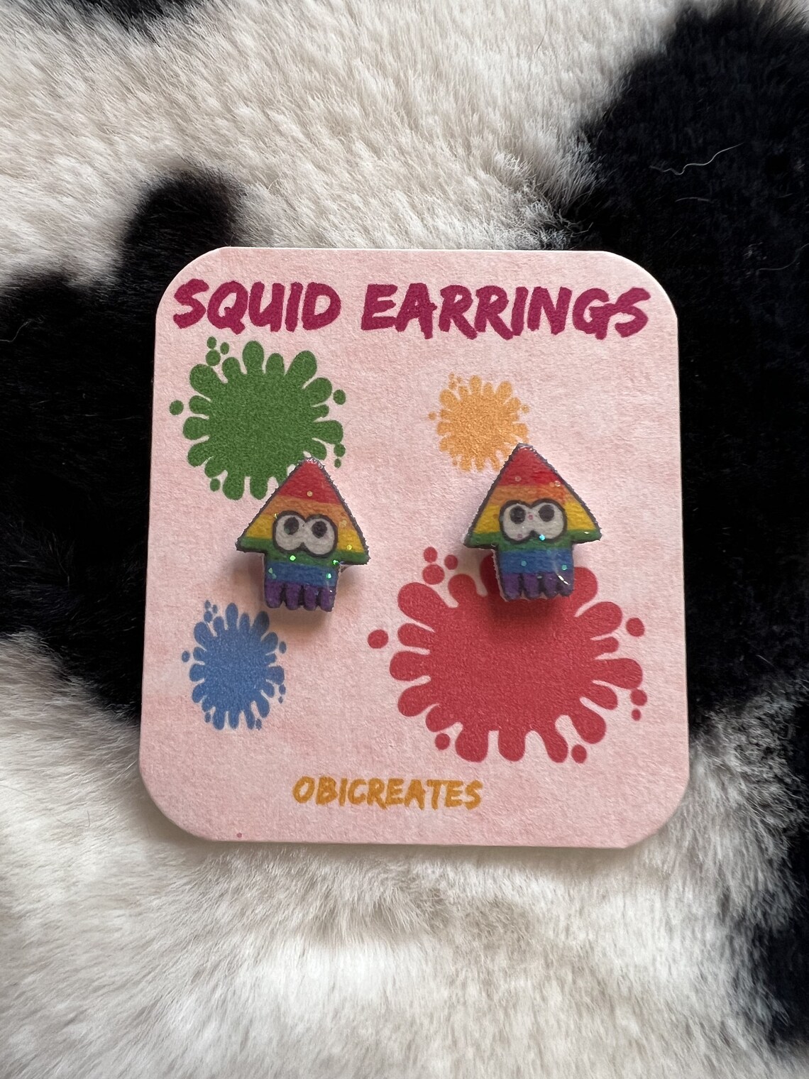 Splatoon Squid Earrings - Etsy