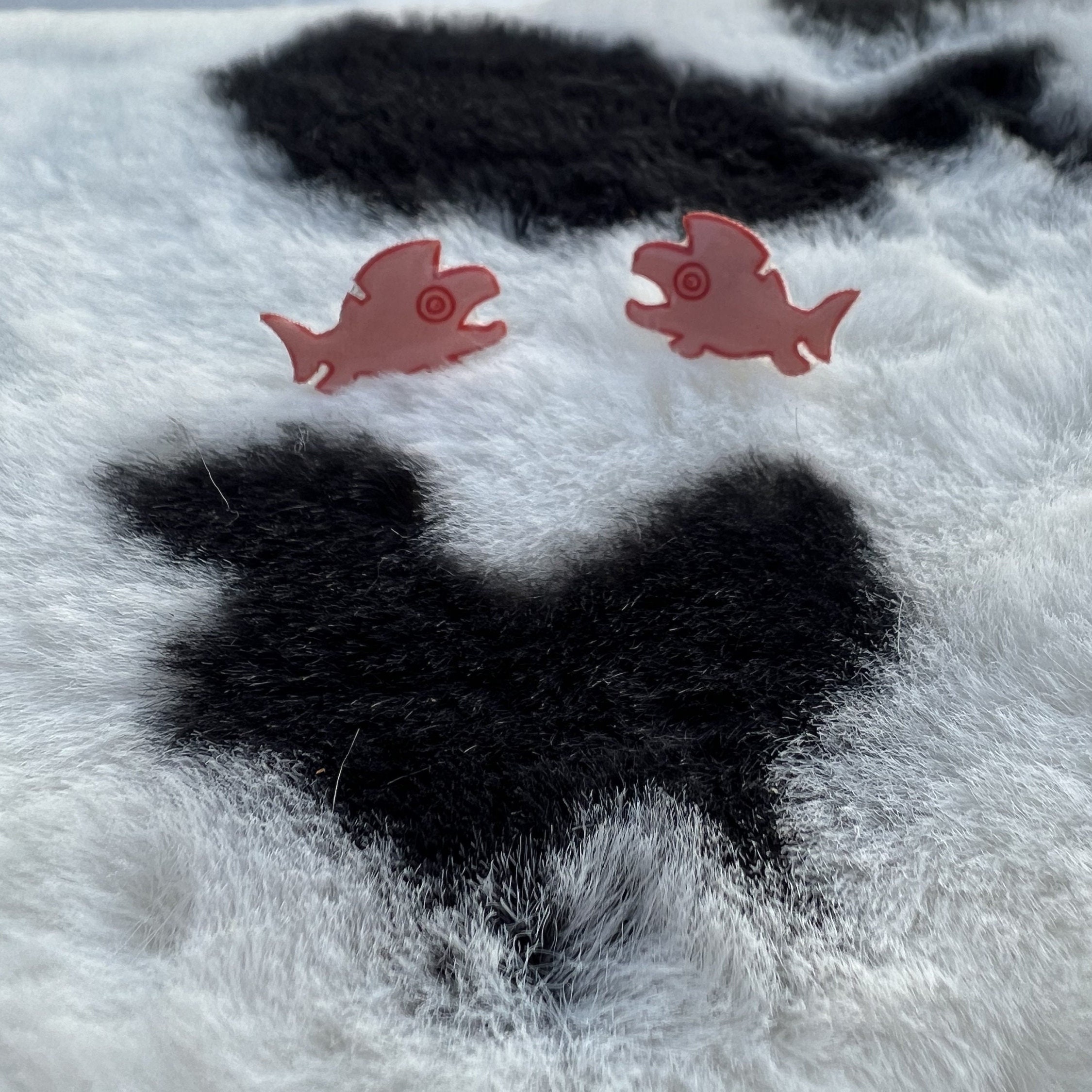 Splatoon Grizzco Fish Earrings/pin - Etsy