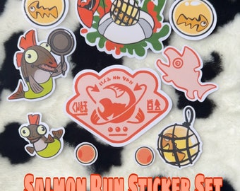 Splatoon Salmon Run Sticker - Etsy