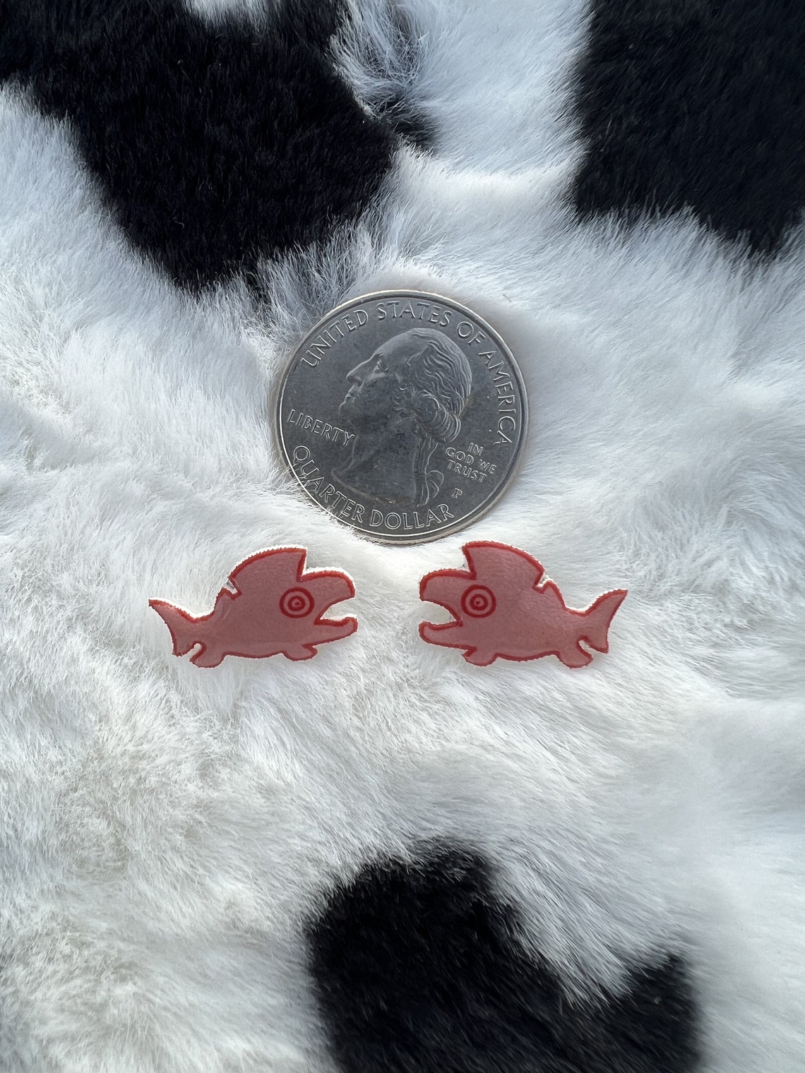 Splatoon Grizzco Fish Earrings/pin - Etsy