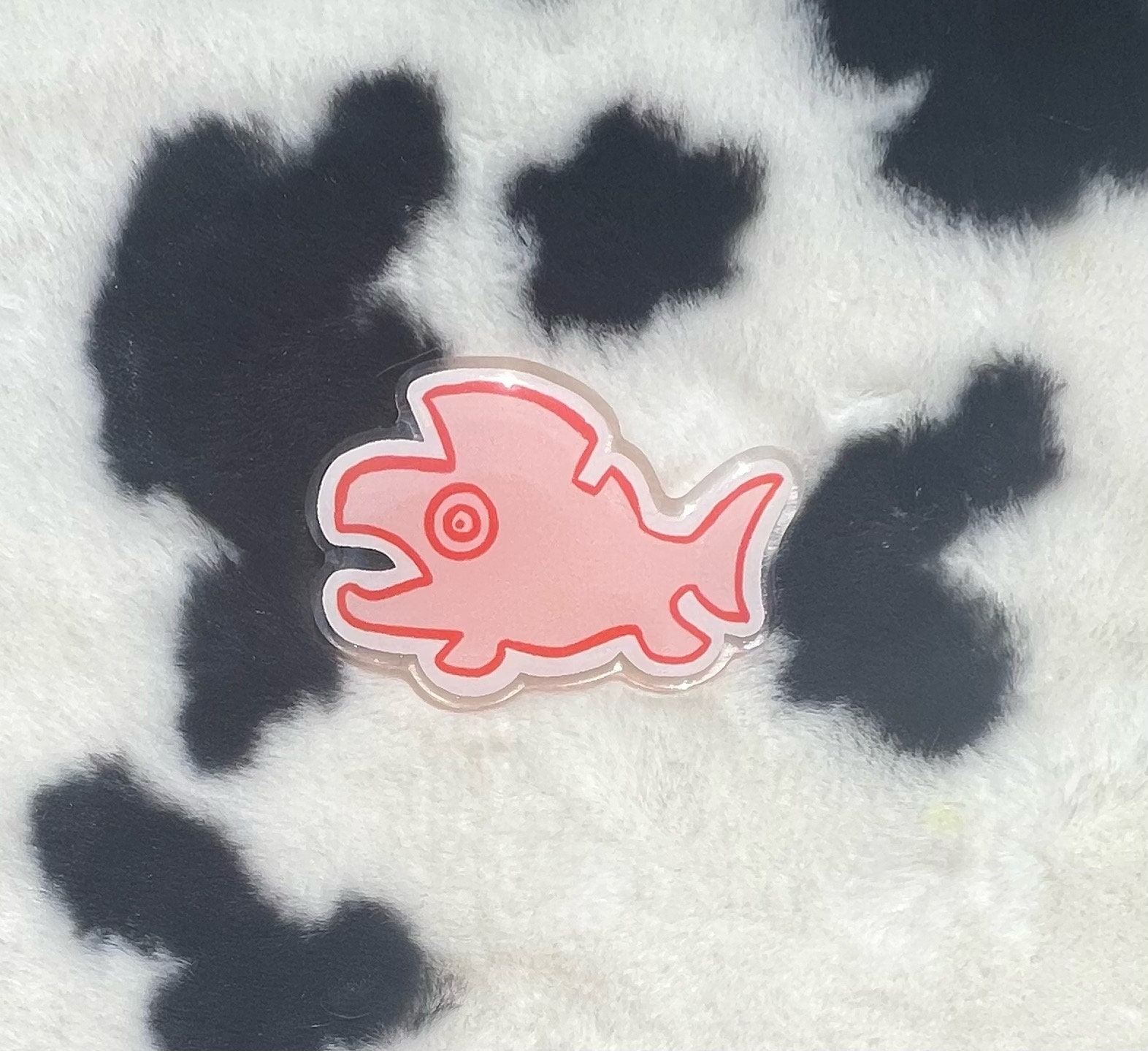 Splatoon Grizzco Fish Earrings/pin - Etsy