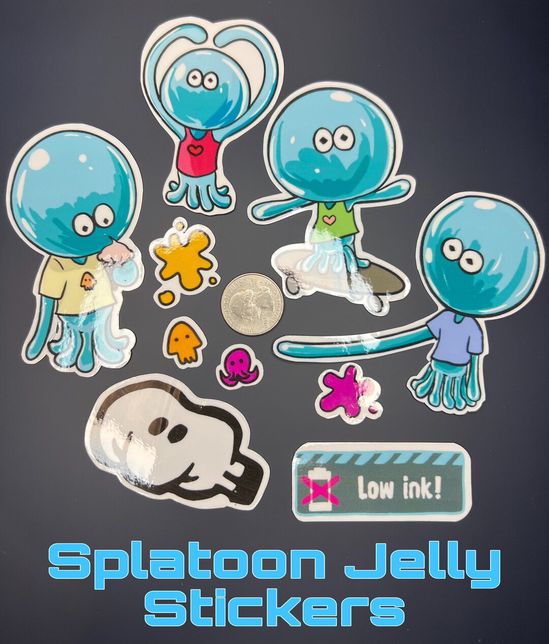 Splatoon Jelly Stickers - Etsy