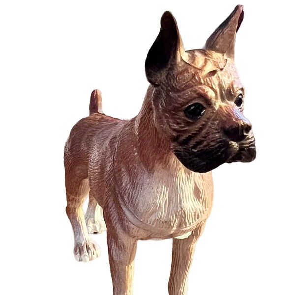 Resin Boxer Dog Figurine - Etsy