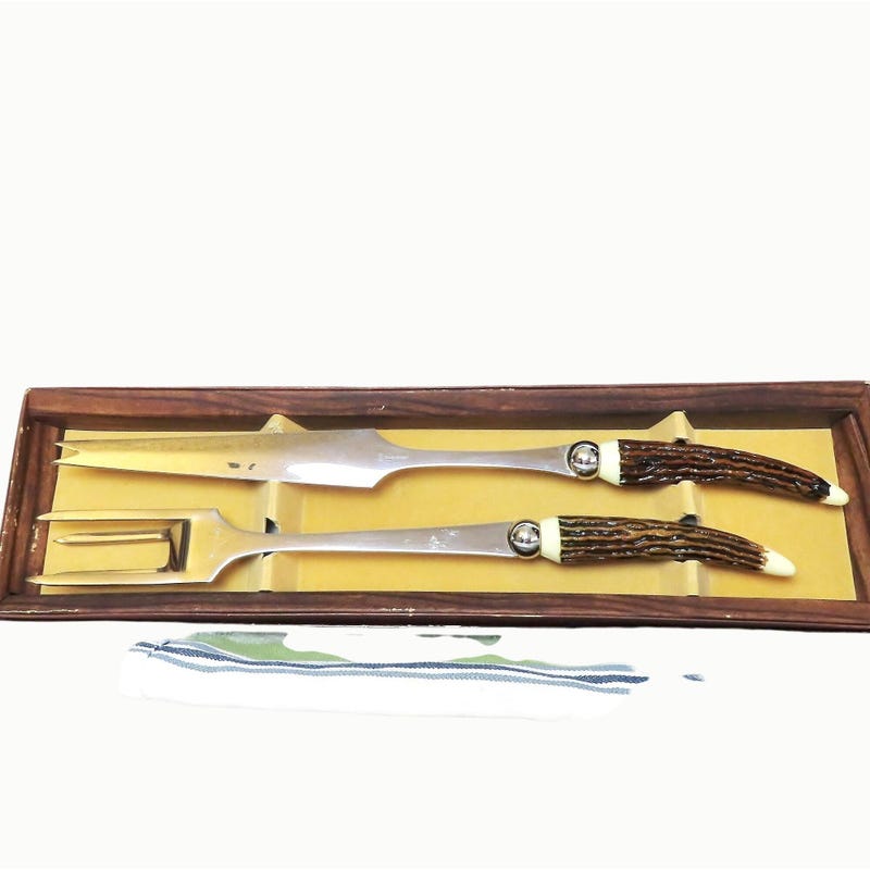 Meat Carving Set - Etsy