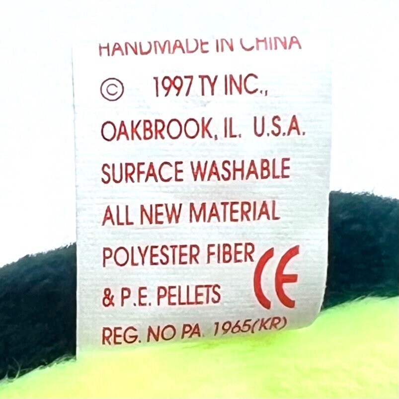 Ty Beanie Babies Collection Hissy the Snake Beanie Baby Vintage 1997 ...