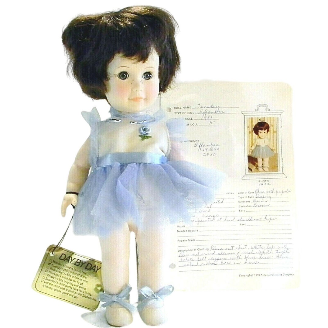 Effanbee Doll Ballerina 11 Day by Day TUESDAY'S CHILD 1480 Full of ...